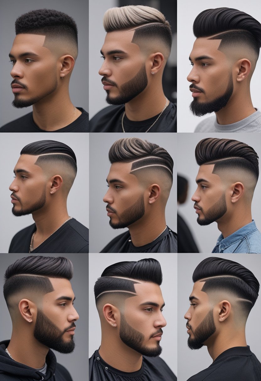 Trendy Men’s Fade Haircuts | Textured Styles & Comb-Overs - Burst Fade