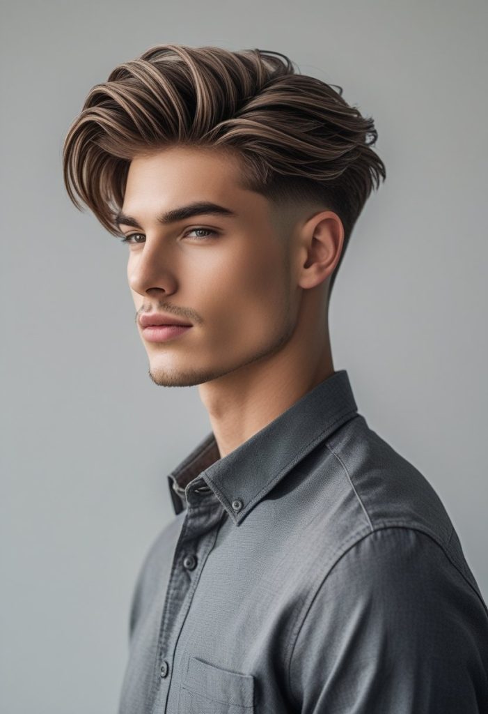 Fresh Textured Hairstyle Ideas for Men's Grooming - Burst Fade