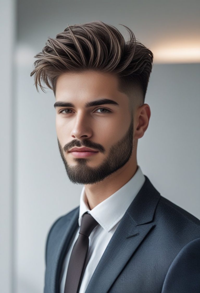 Fresh Textured Hairstyle Ideas for Men's Grooming - Burst Fade