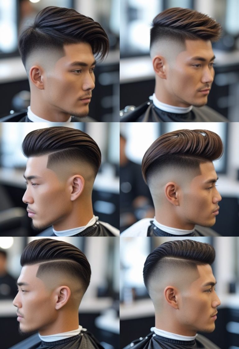Stylish Men’s Haircuts & Modern Asian Hairstyles Trends - Burst Fade