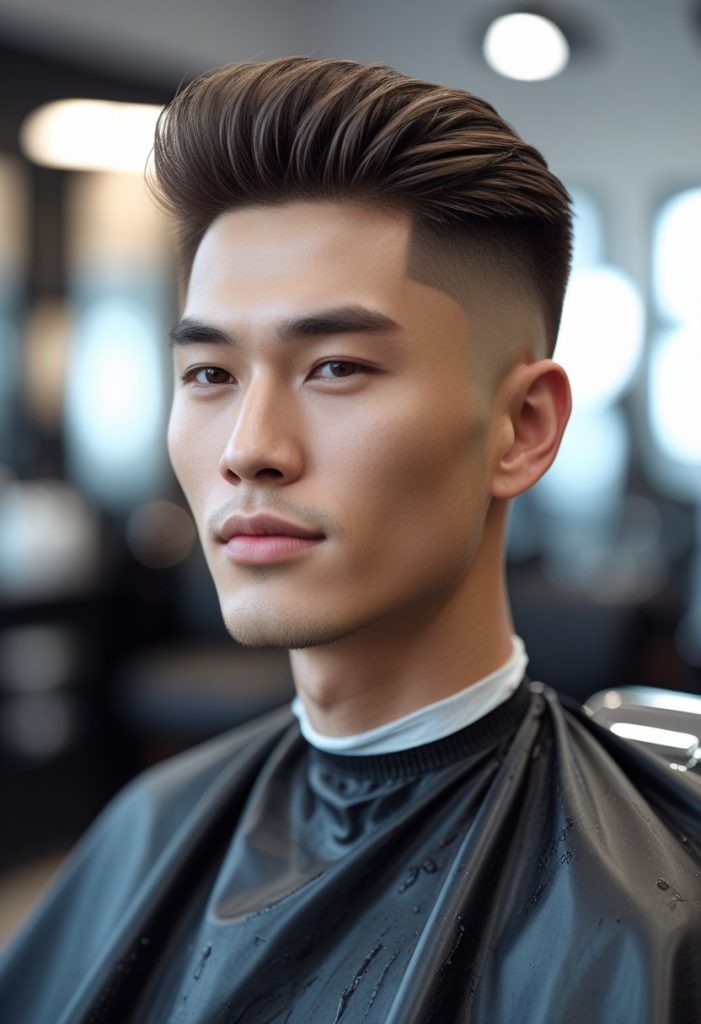 Stylish Men’s Haircuts & Modern Asian Hairstyles Trends - Burst Fade