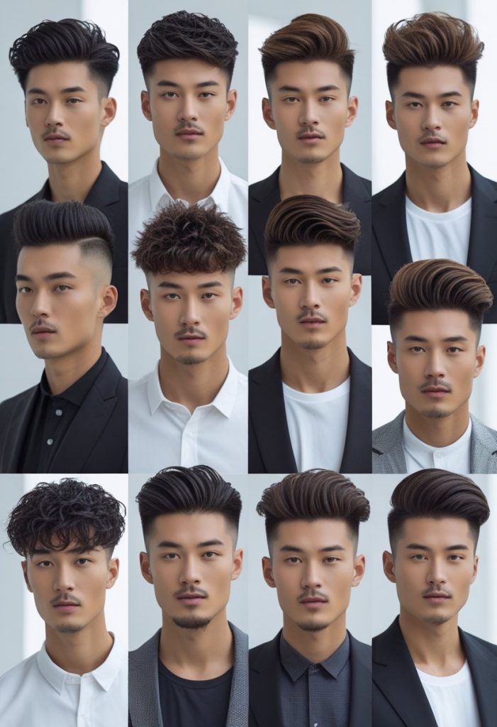 Stylish Men’s Haircuts & Modern Asian Hairstyles Trends - Burst Fade